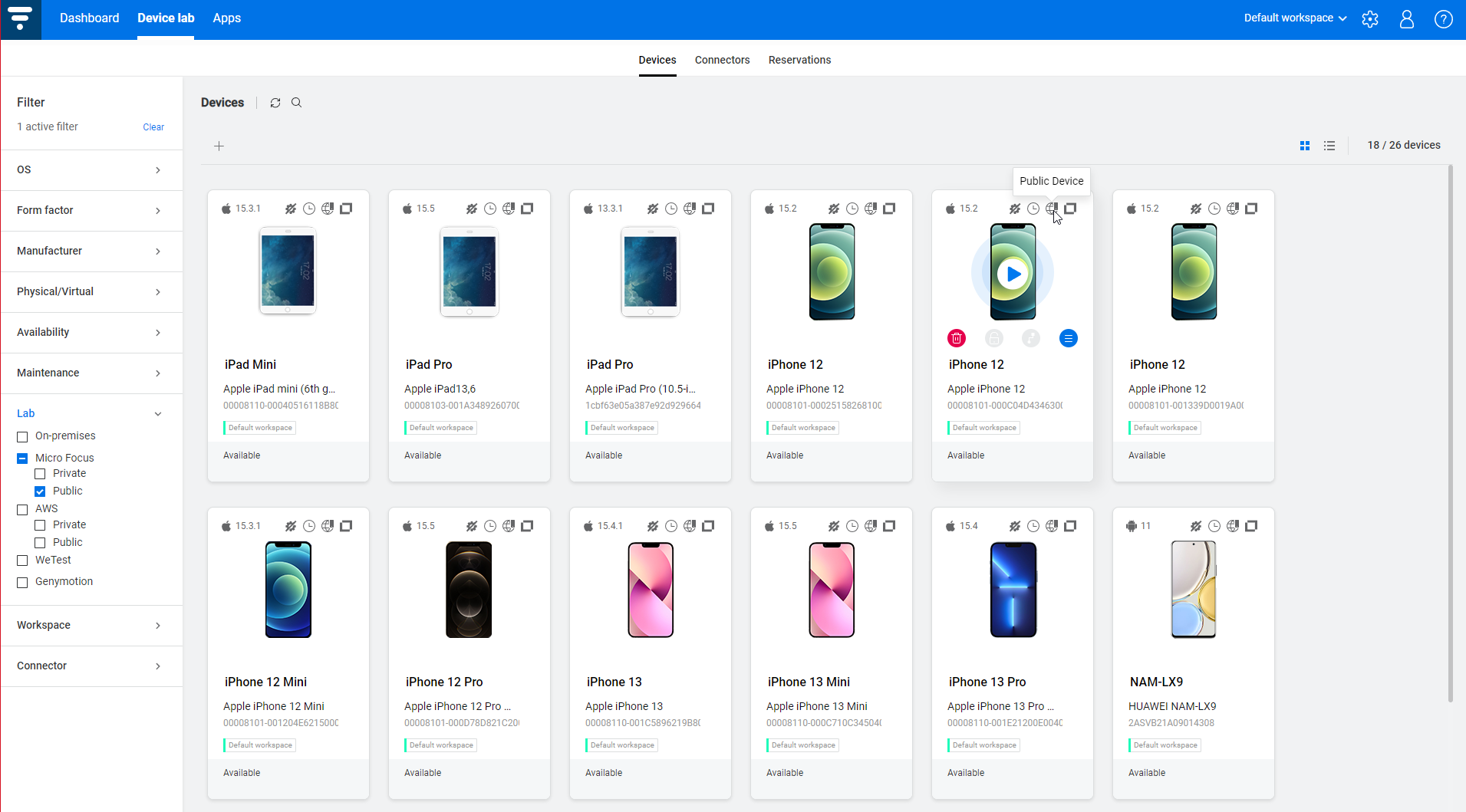 Digital Lab (UFT Mobile) 2022の新機能