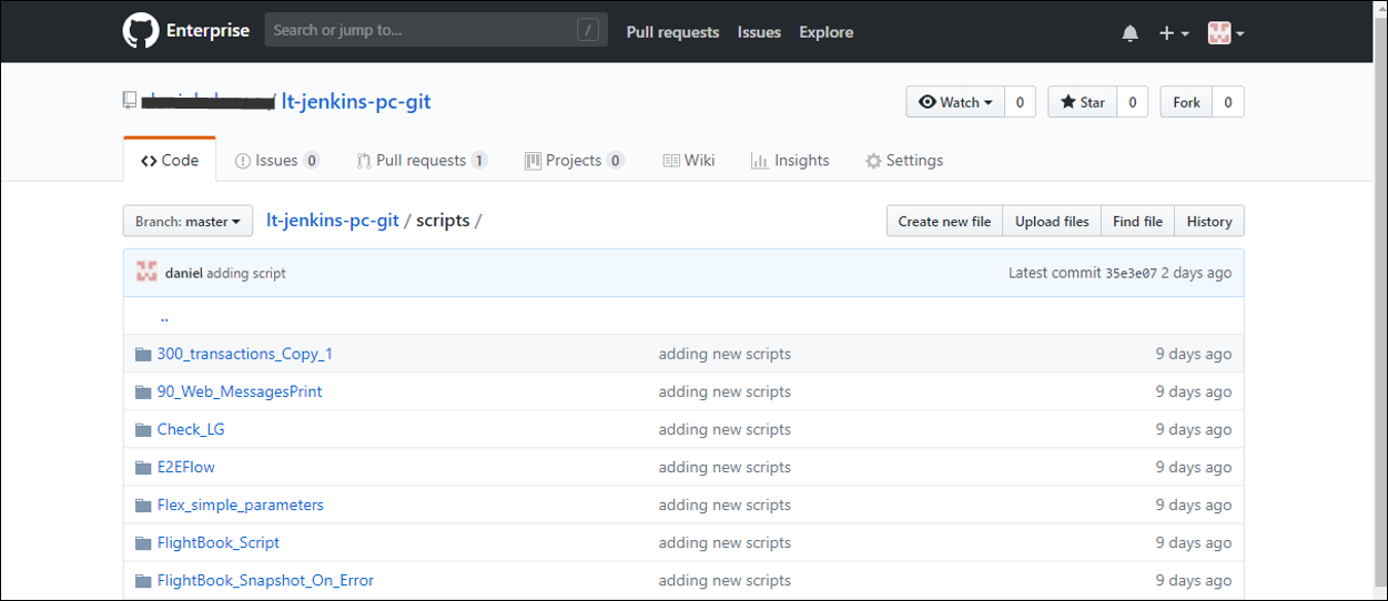 Synchronize with Git