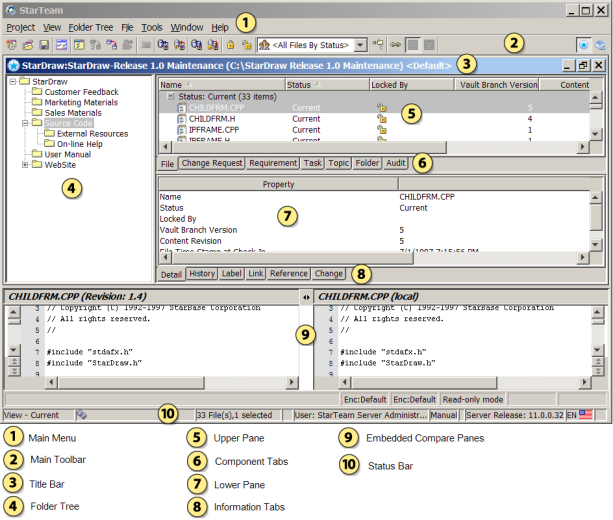 Cross-Platform Client Main Window