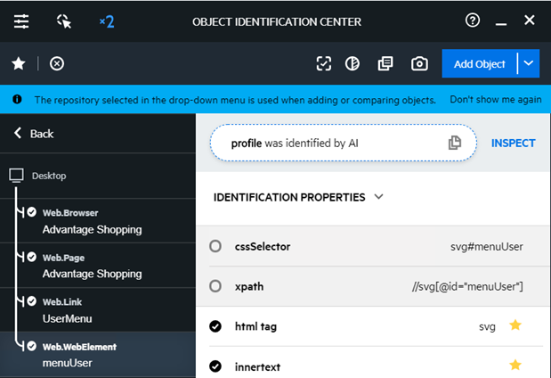 Create modular object repositories