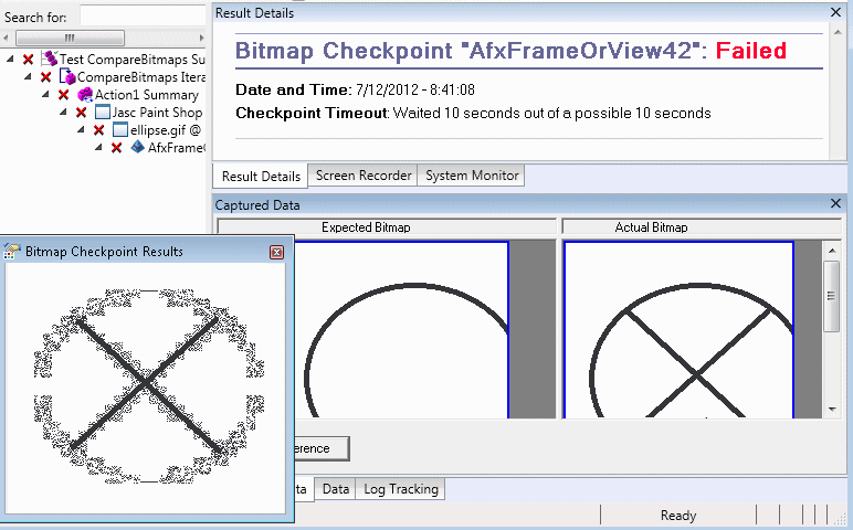 Checkpoint and Output Value results