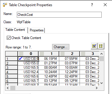 Test a GUI application with checkpoints