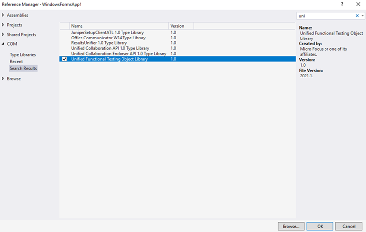 UFT One オートメーション・スクリプトの作成