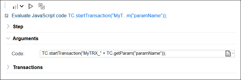 Create A Dynamic Transaction Name