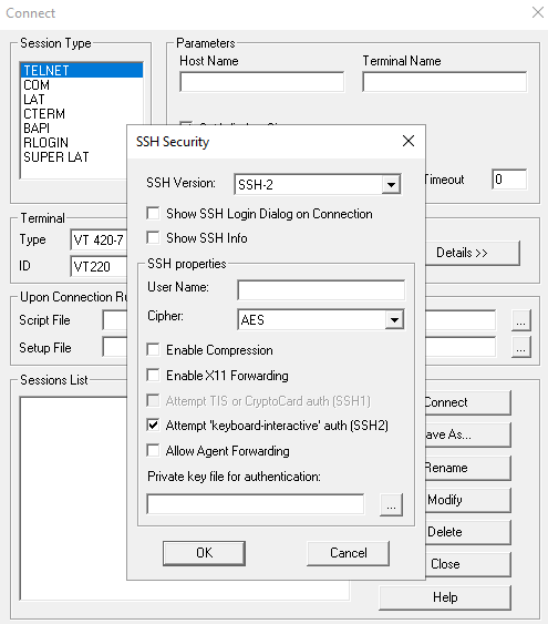 Working with Ericom Terminal Emulation